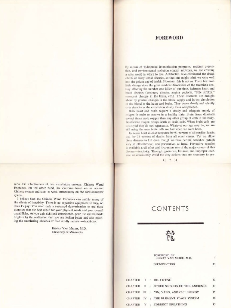 Chinese Wand Exercises (Jiangan) Bruce L Johnson | PDF