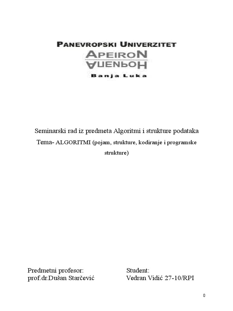 ALGORITMI | PDF ALGORITMI | PDF