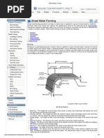 Fabrication Formulas - SheetMetal PDF | PDF | Sheet Metal | Metalworking