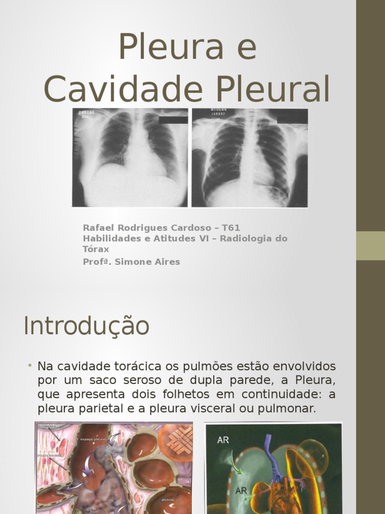 Anatomia e Função da Pleura Pulmonar | PDF | Anatomia humana | Sistema ...