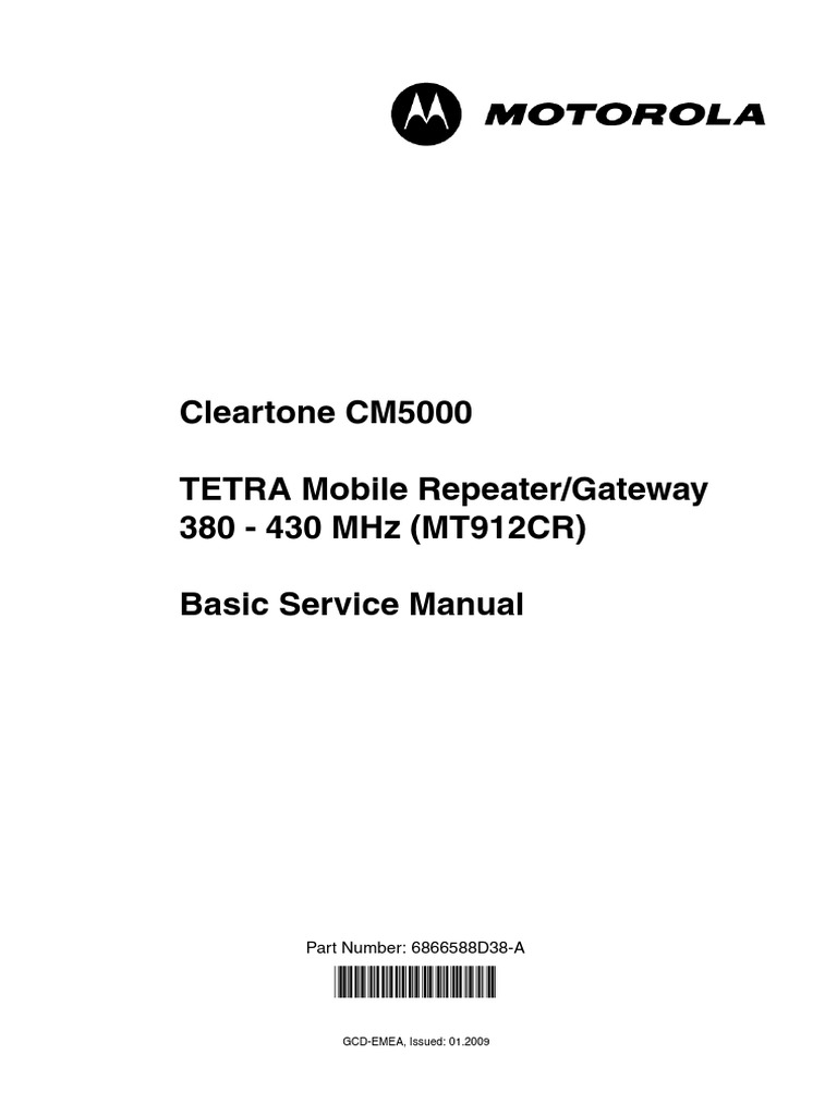 Basic Service Manual CM5000 de | PDF | Digital Signal Processing ...