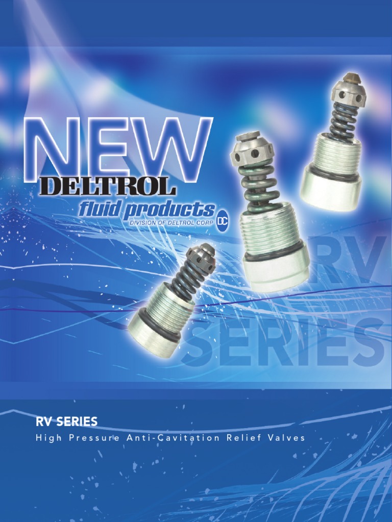 RV Series: High Pressure Anti-Cavitation Relief Valves | PDF | Valve ...