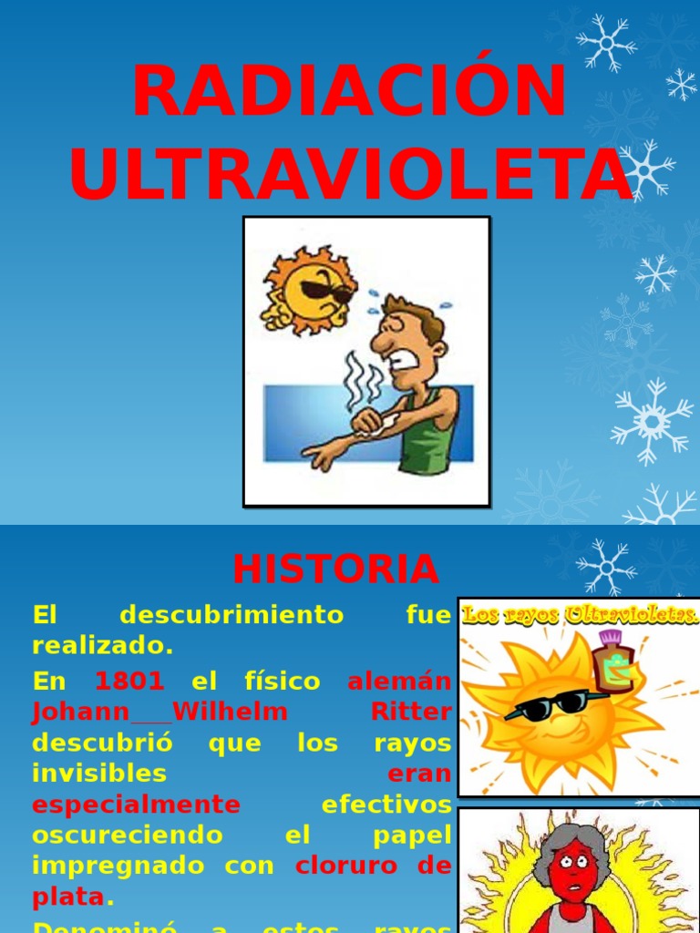 Radiación Ultravioleta | PDF | Ultravioleta | Espectro electromagnético