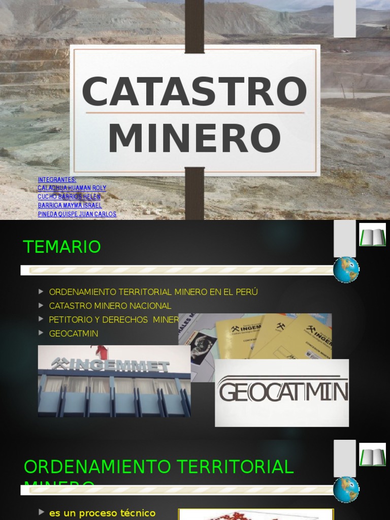Catastro Minero 1 | PDF | Minería | Topografía