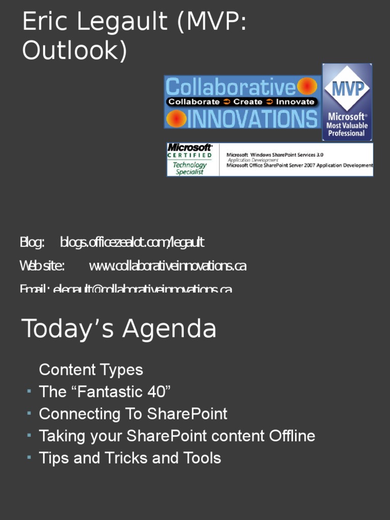 Eric Legault, May 2009 - Power Features, Cool Tools and Hot Tips With ...