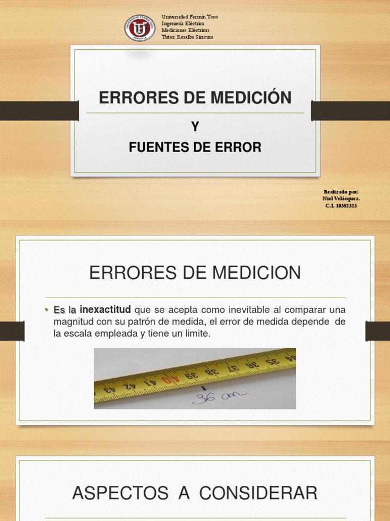 Errores de Medición | PDF | Medición | Science