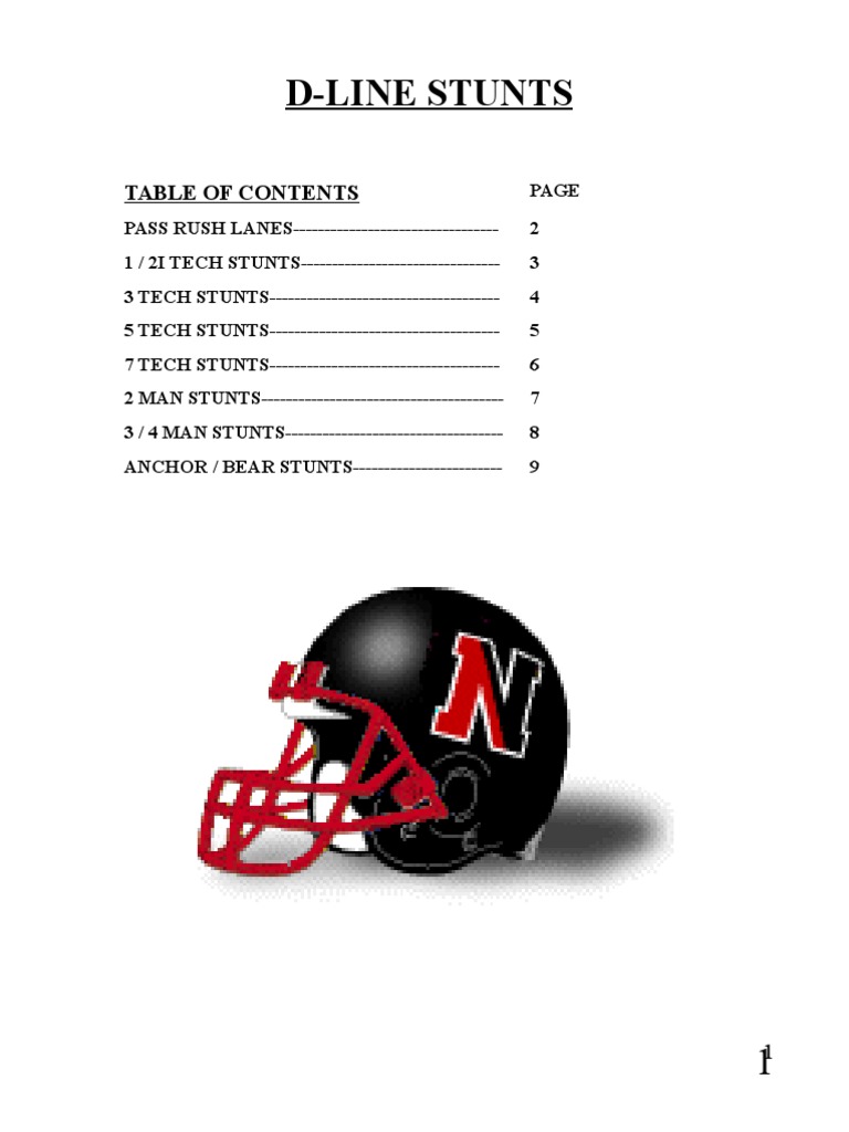 D-Line Stunts | PDF | American Football | National Football League ...