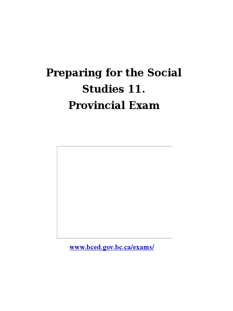 Social Studies 11 Exam Prep Guide | PDF | Canada | Conservatism