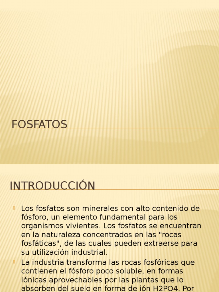 Fosfatos | PDF | Minerales | America latina
