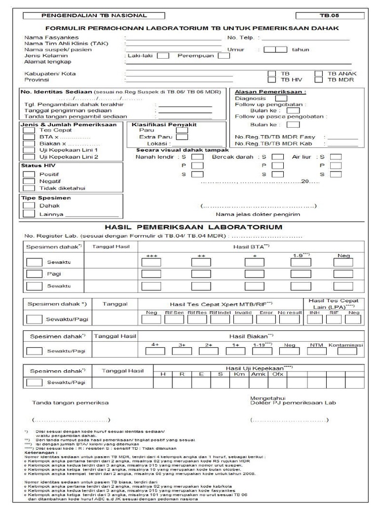 Form TB 05 MDR | PDF