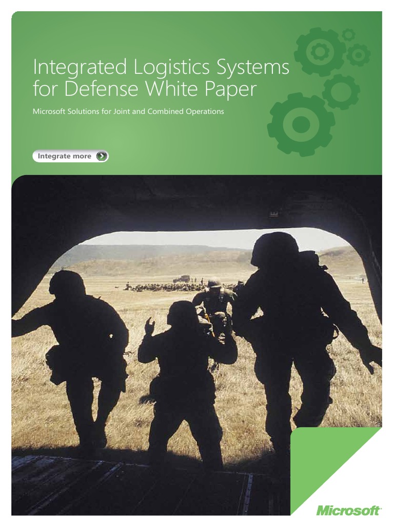 Military Logistics White Paper | PDF | Logistics | Supply Chain Management