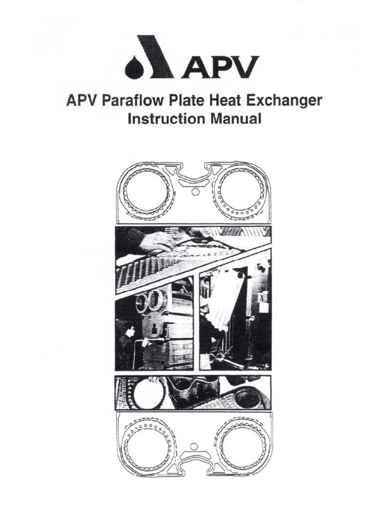 APV Paraflow Plate HX Manual | PDF | Heat Exchanger | Pipe (Fluid ...