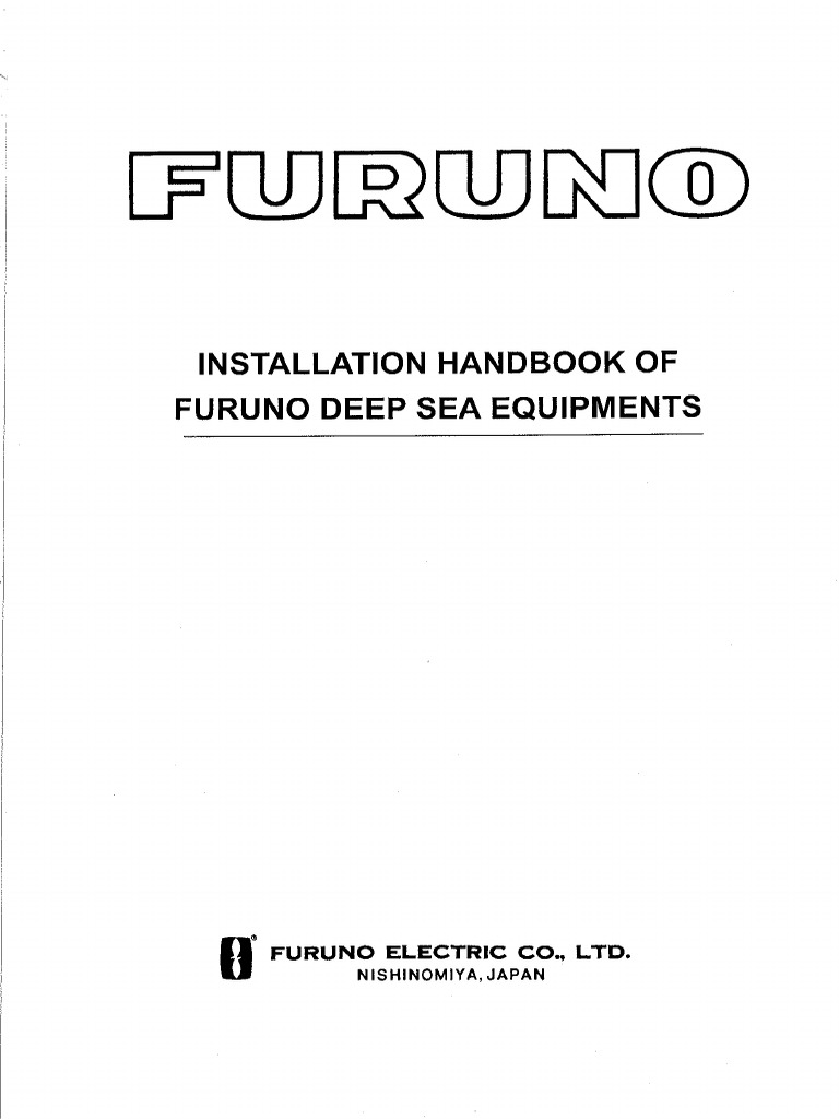 Furuno Antenna Installation Requirements | PDF