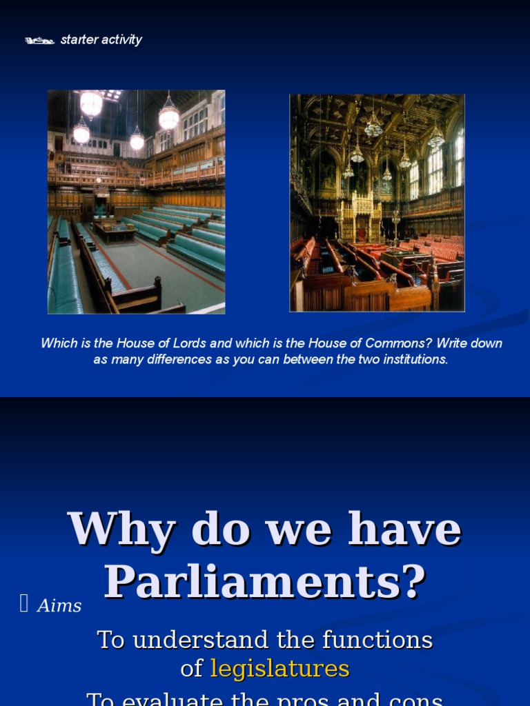 Functions of Parliament in the UK | Parliament | Legislature