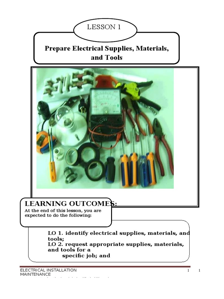 Tle Electrical LM | PDF | Electrical Wiring | Ac Power Plugs And Sockets