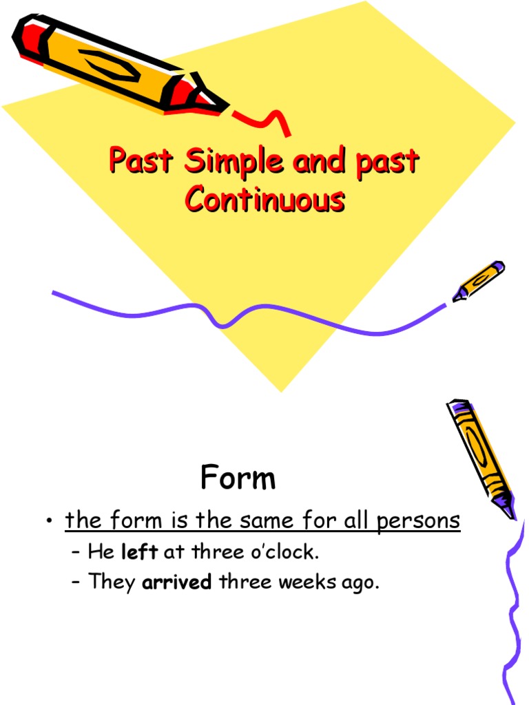 Past Simple and Past Continuous | PDF | Perfect (Grammar) | Grammatical ...