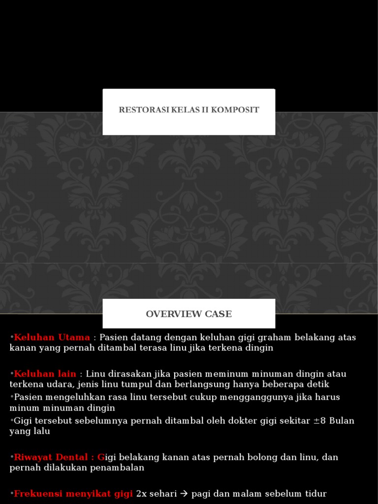 Restorasi Kelas II Komposit | PDF