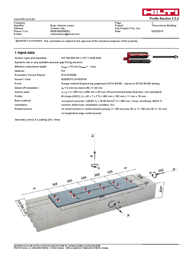Hilti Anchor | PDF | Drill | Software
