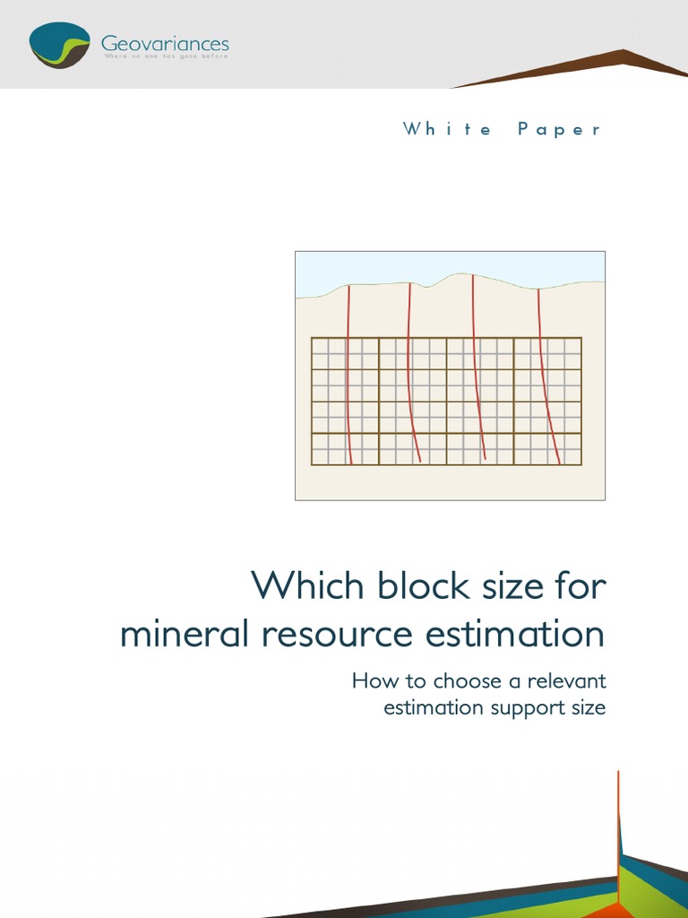 Geovariances WhitePaper Block Size For MRE | PDF
