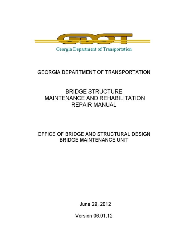 Bridge Repair Manual | PDF