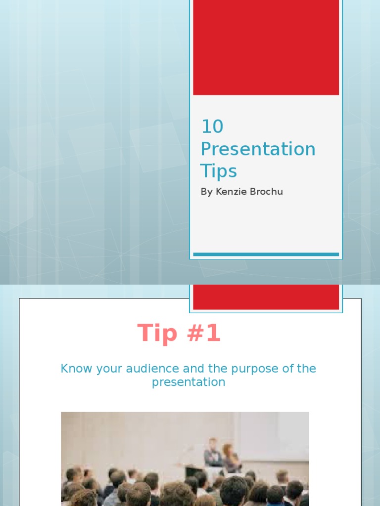 Effective Presentation Tips Guide | PDF | Business | Art