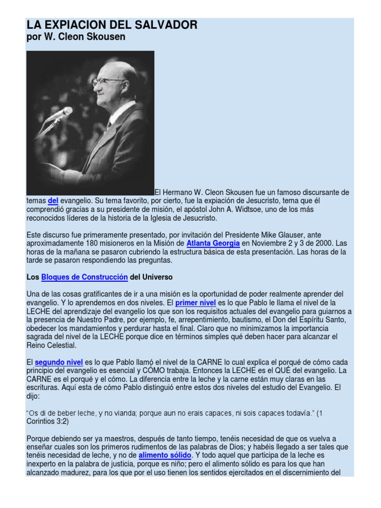 La expiación de Jesucristo: Una explicación profunda de su propósito y ...