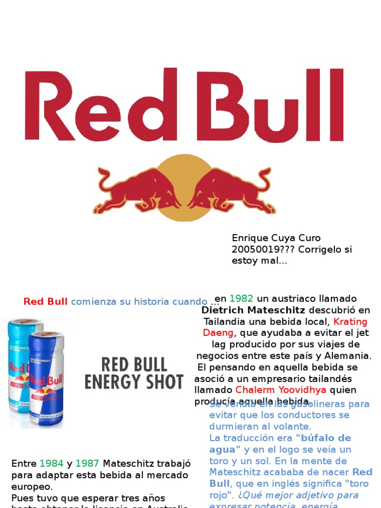 Red Bull | PDF | Refresco | Marketing