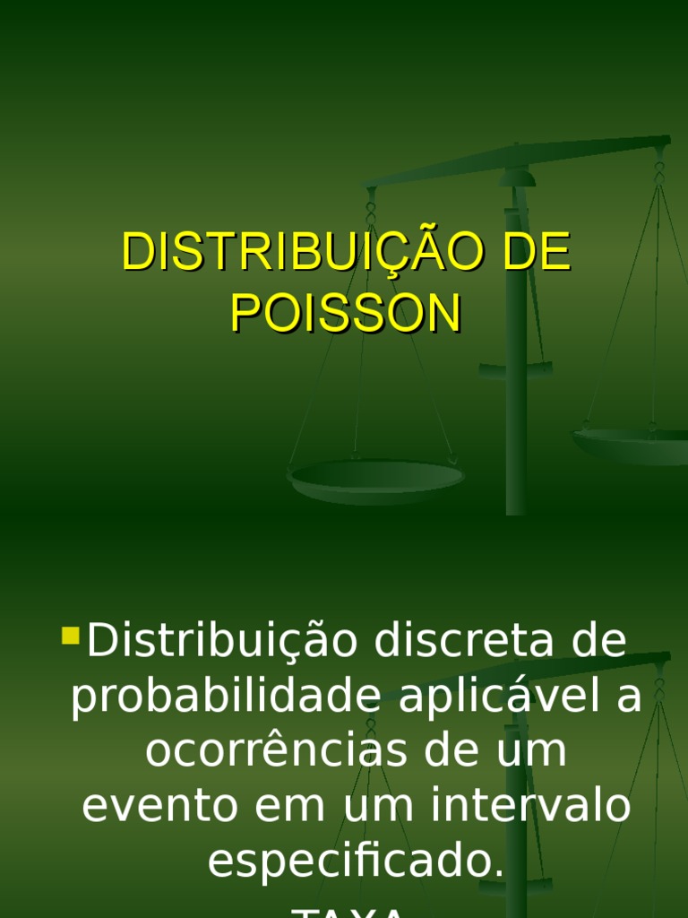 Distribuição de Poisson | PDF | Distribuição de Poisson | Ensino de ...