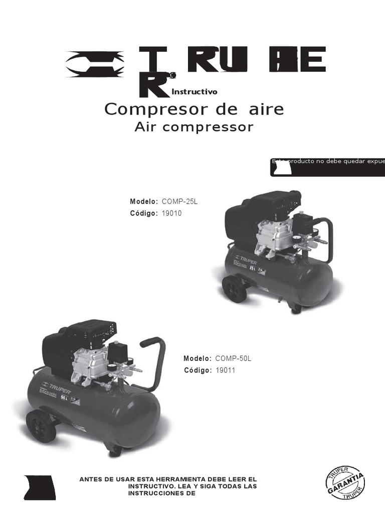 Manual Compresor | PDF | Compresor de gas | Herramientas