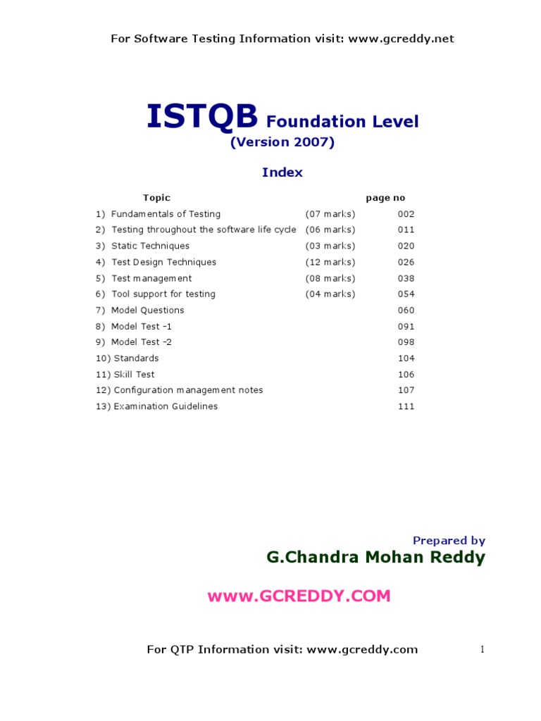 ISTQB Foundation Book | PDF | Software Testing | C (Programming Language)