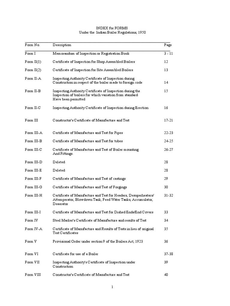 Ibr Forms | PDF | Pipe (Fluid Conveyance) | Boiler