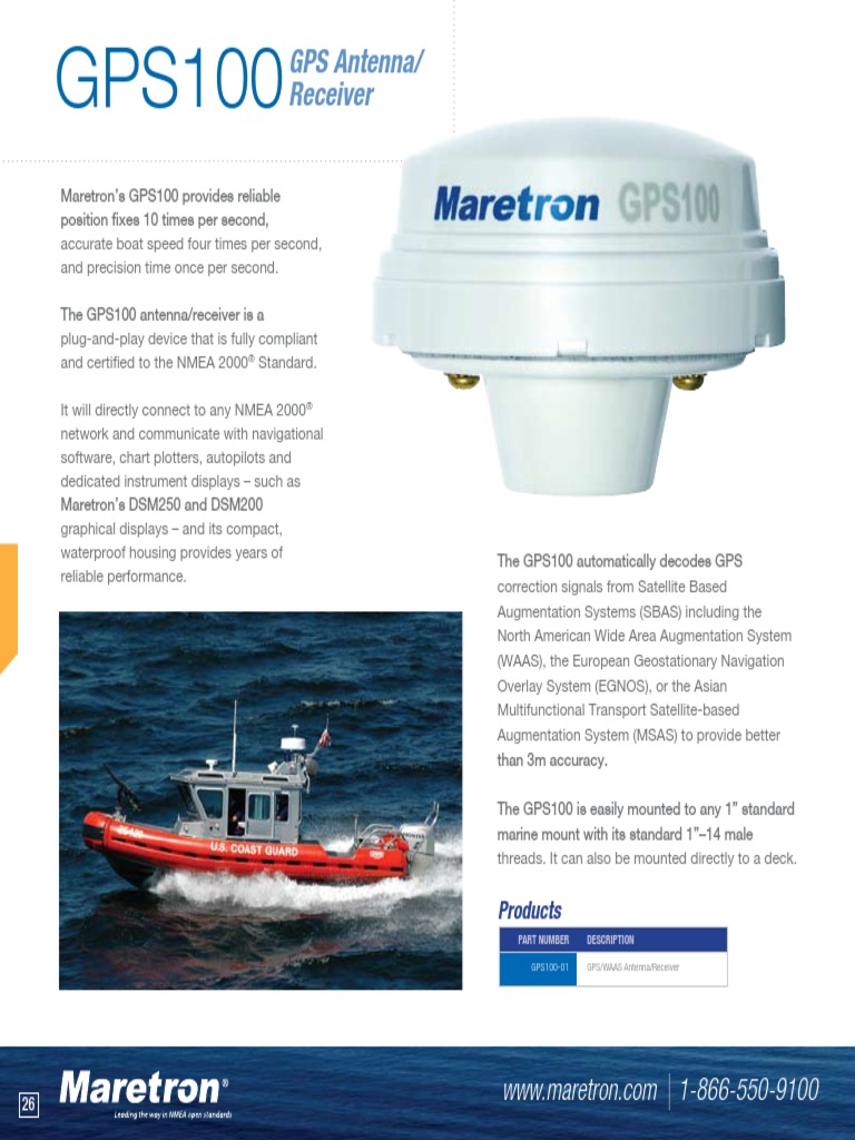 GPS100 Data Sheet | Download Free PDF | Electrical Engineering ...