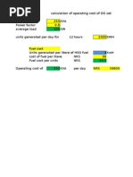 DG Load Calculation | PDF | Energy Conversion | Machines