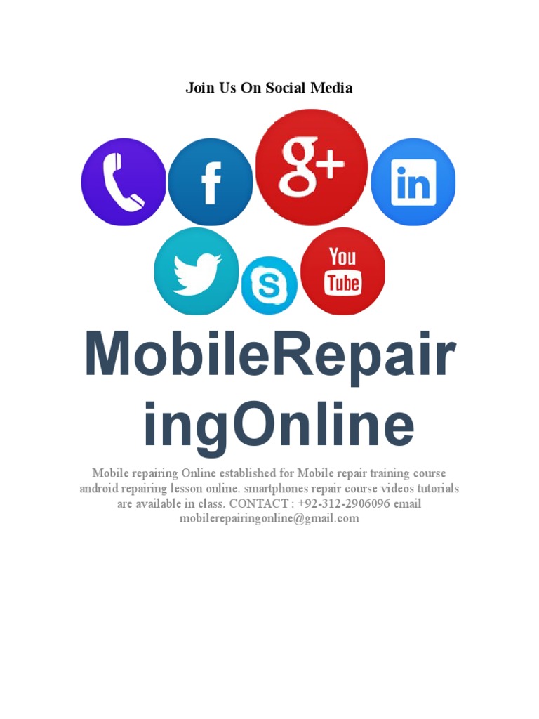 Mobile Repair | PDF | Mobile Phones | Smartphone