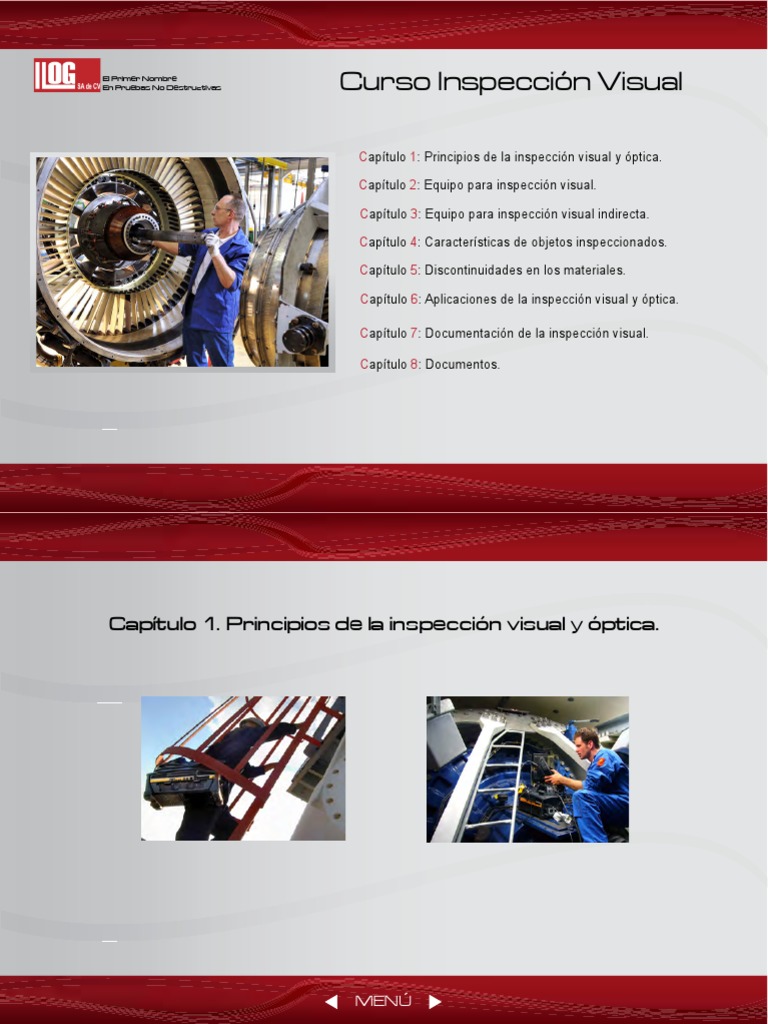 Inspección Visual en Pruebas No Destructivas | PDF | Reflexión (Física ...
