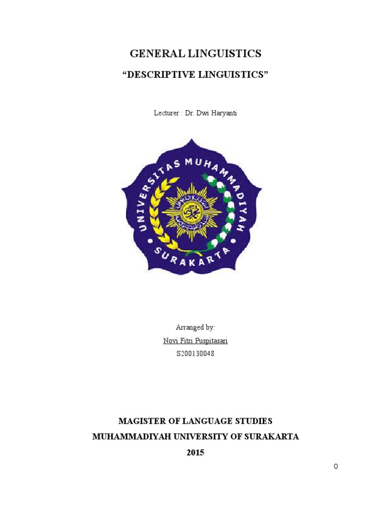 Descriptive Linguistics | PDF | Phoneme | Speech