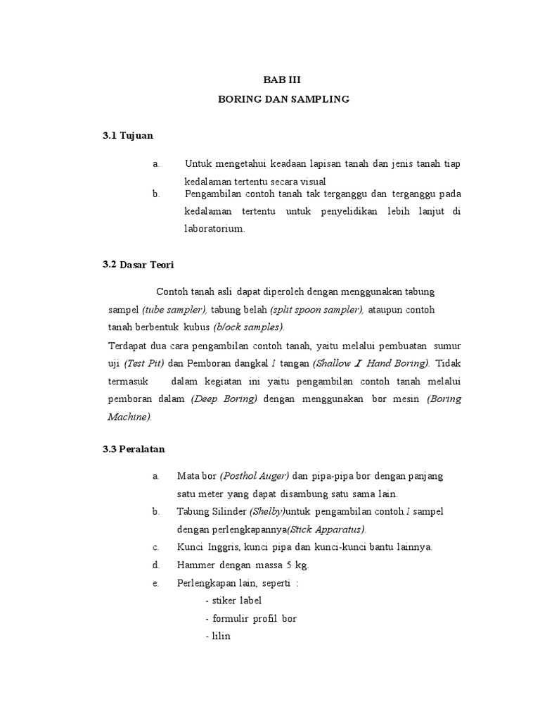 Boring Dan Sampling | PDF