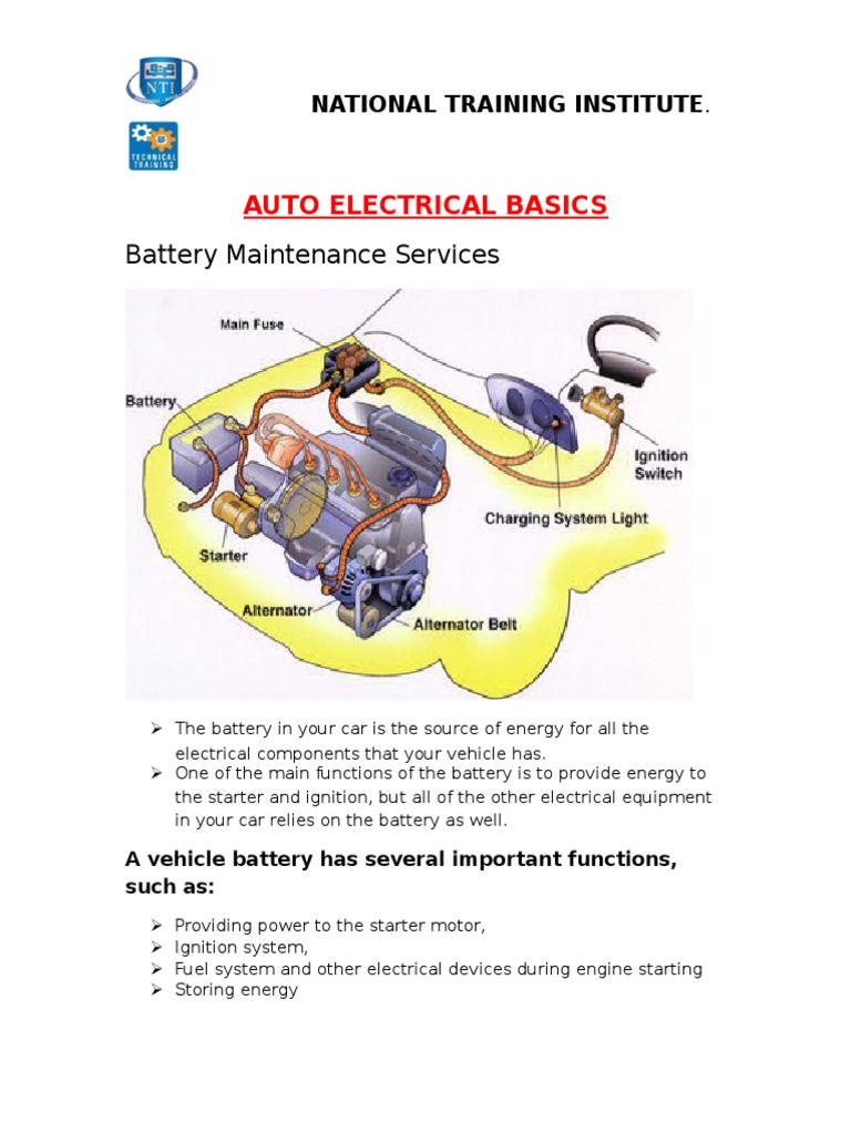 Car Electrical Systems | PDF | Battery (Electricity) | Electromagnetism
