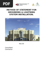 Method of Statement Electrical | PDF | Electrical Wiring | Switch
