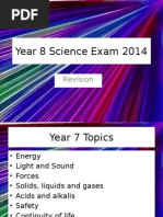 Year 8 Science Exam Practice Questions 2016 | PDF | Chemical Substances ...