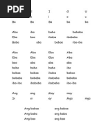 Letrang Y Worksheets | PDF