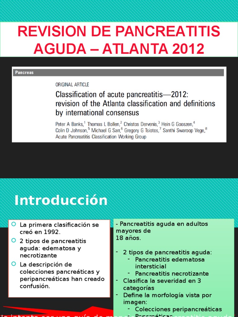 Criterios de Atlanta
