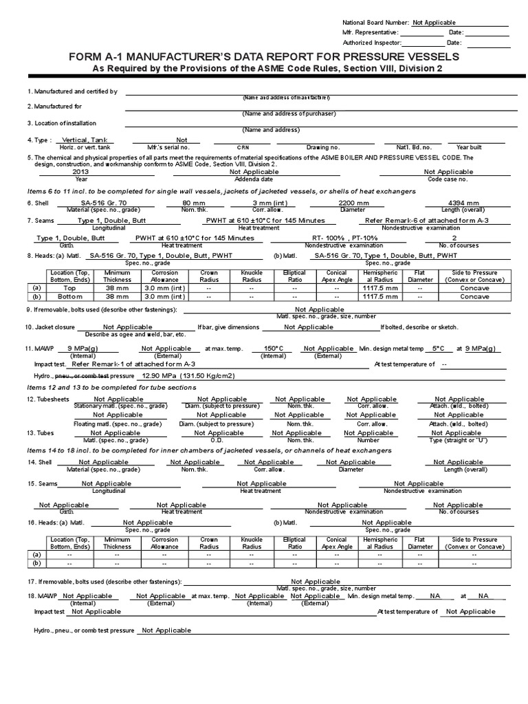 MDR Form A-1 | PDF | Screw | Specification (Technical Standard)