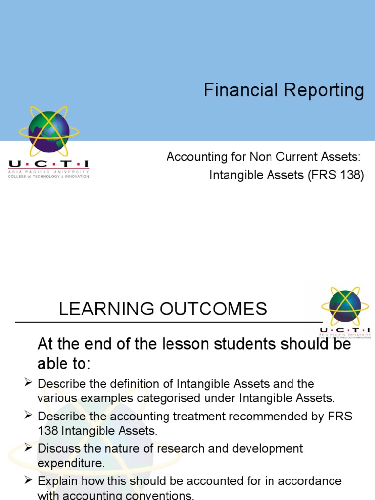 Accounting for Intangible Assets (FRS 138) | Intangible Asset ...
