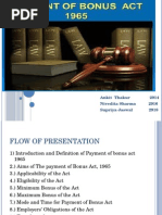 Annual Return - Bonus - FORM D | PDF