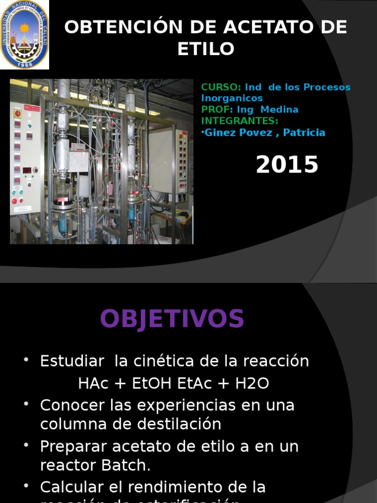 Acetato de Etilo | PDF | Etanol | Acetato