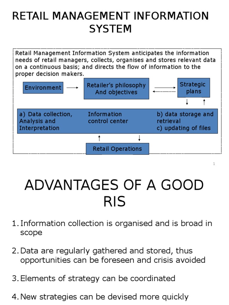 Retail Management Information System | PDF | Retail | Data Warehouse