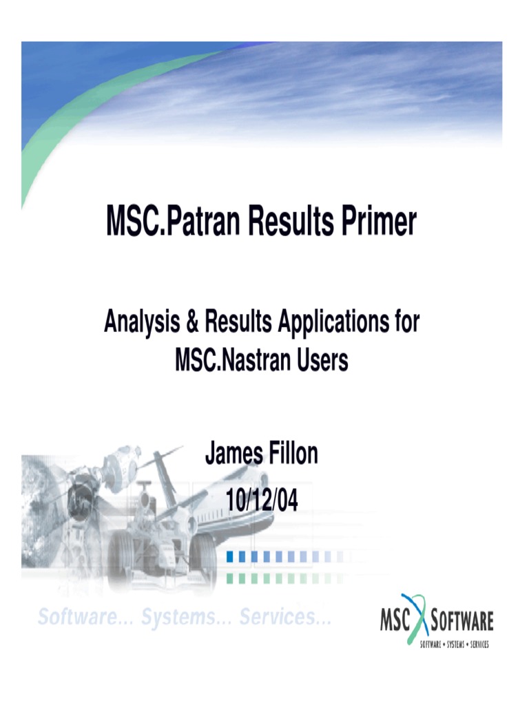 MSC - Patran Results Primer | PDF | Tensor | Cartesian Coordinate System