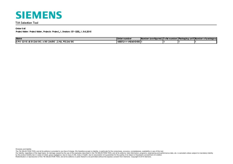 TIA Selection Tool: Order List | PDF | Business Law | Social Institutions