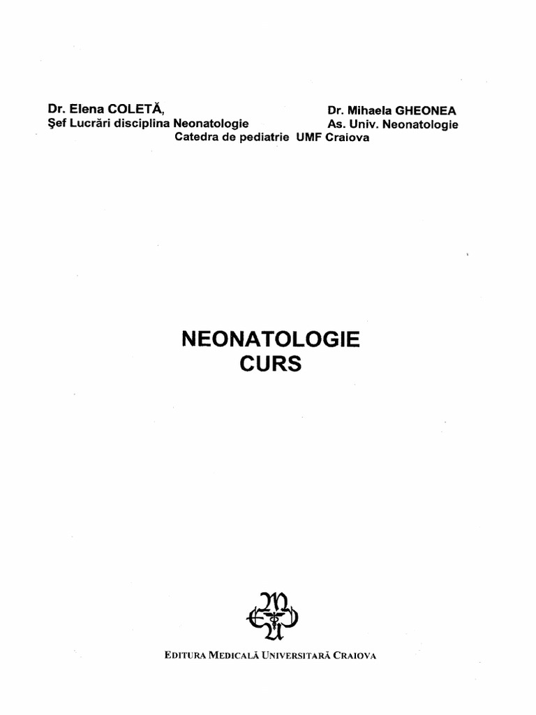Neonatologie | PDF